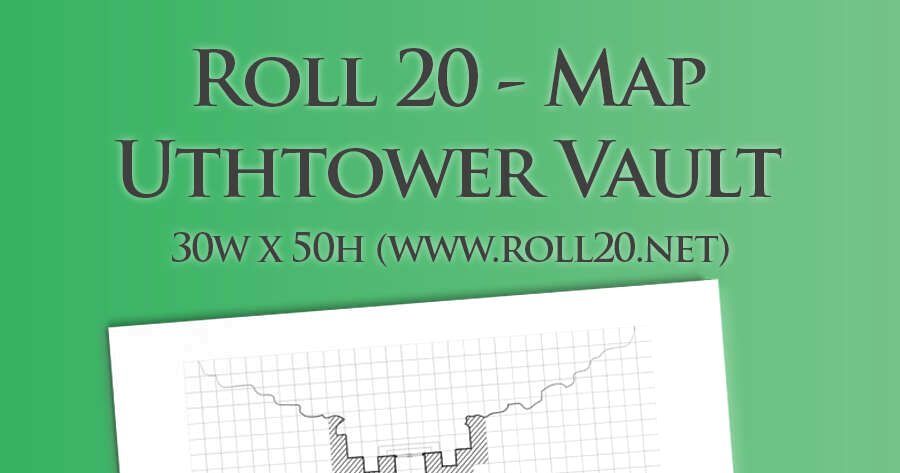 Uthtower Vault Roll20 Map | RPG Item | RPGGeek