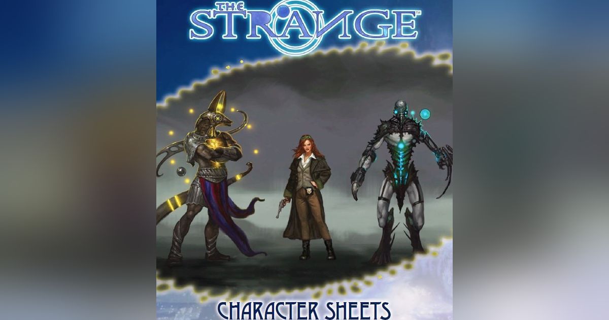 The Strange Character Sheets | RPG Item | RPGGeek