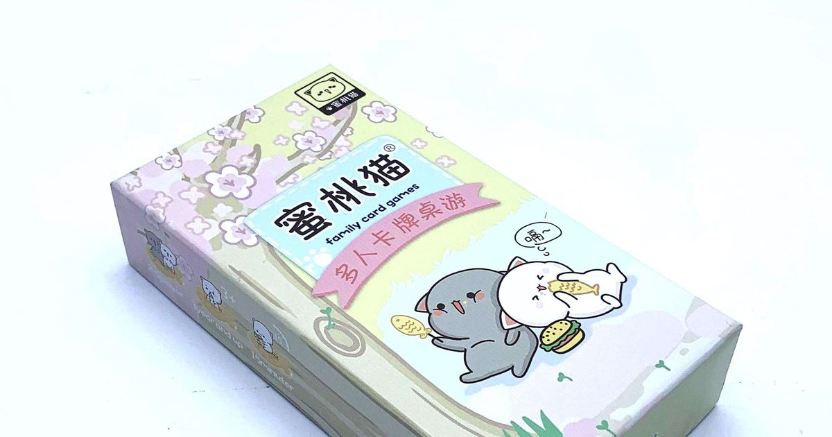 Mochi Mochi Peach Cat Card Game | Board Game | BoardGameGeek