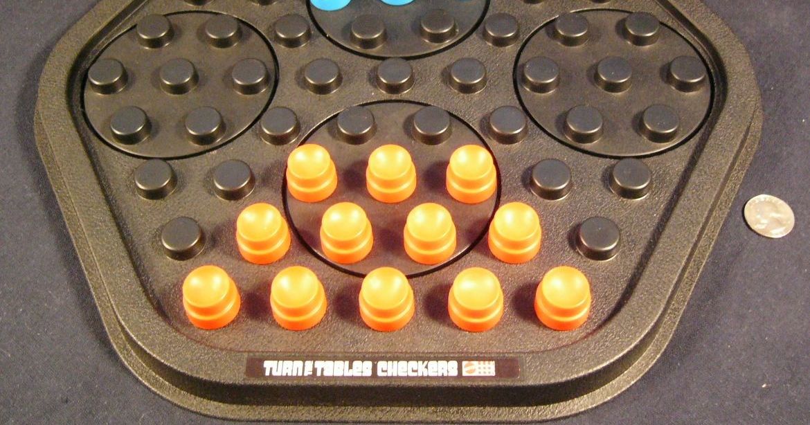 Turn the Tables Checkers | Board Game | BoardGameGeek