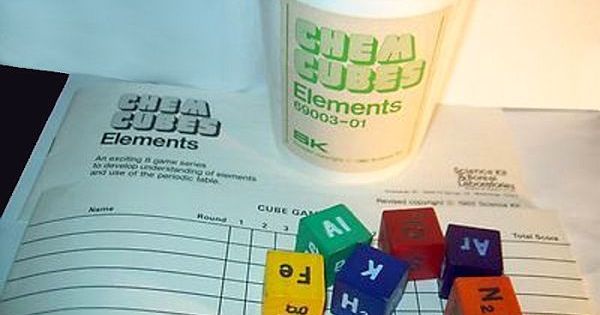 Chem Cubes | Board Game | BoardGameGeek