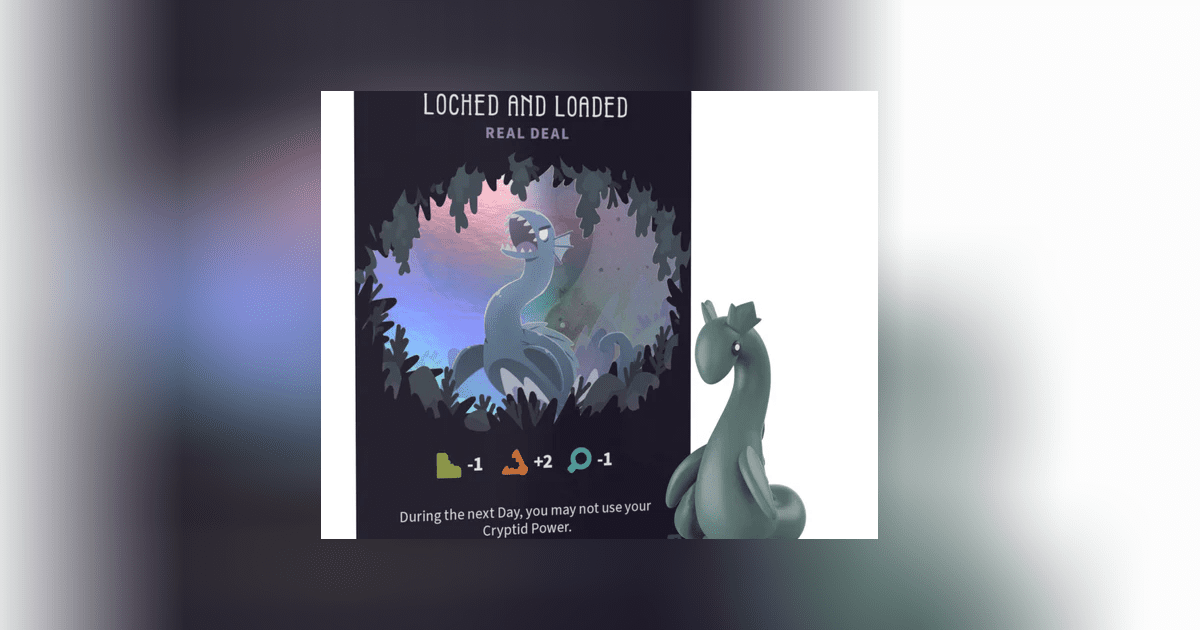 Twisted Cryptids: Nessie Vinyl Figure and Alternate Art Card | Board ...