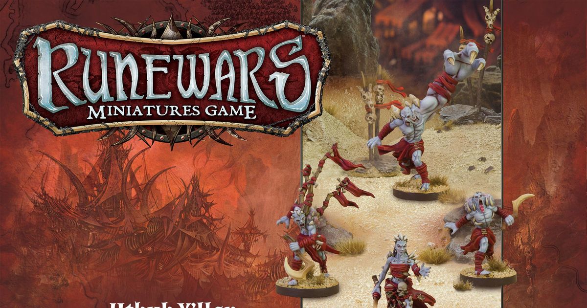 Runewars Miniatures Game: Uthuk Y'llan Infantry Command Expansion ...