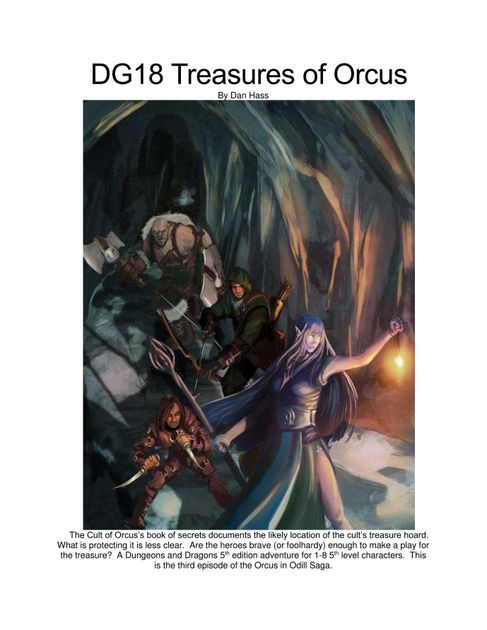 DG18: Treasures of Orcus | RPG Item | BoardGameGeek