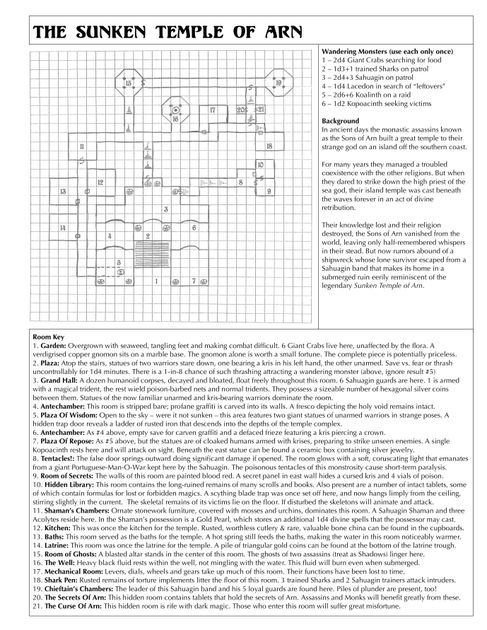 The Sunken Temple of Arn | RPG Item | RPGGeek