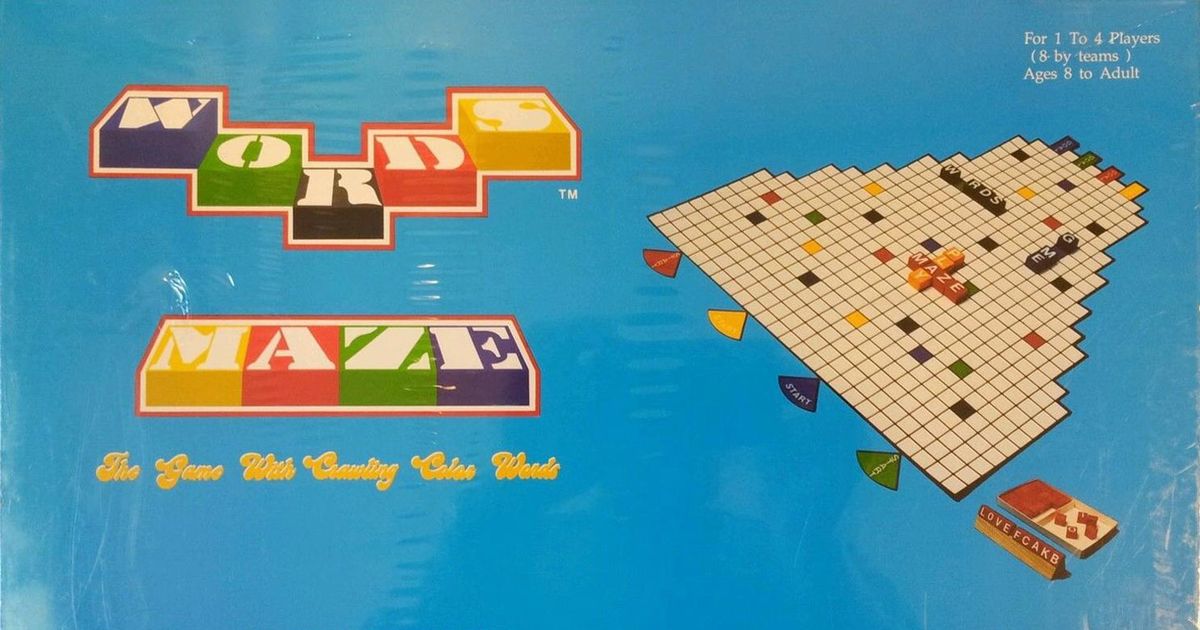 Word Maze | Board Game | BoardGameGeek