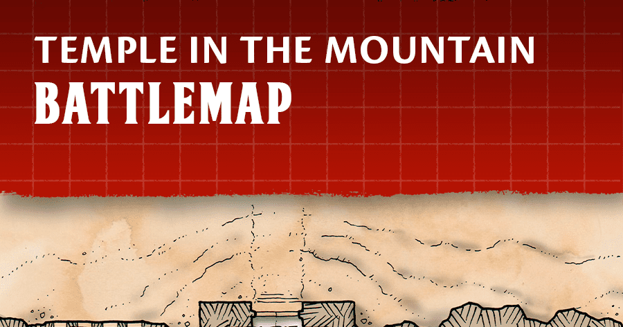 Temple In the Mountain Battlemap | RPG Item | RPGGeek