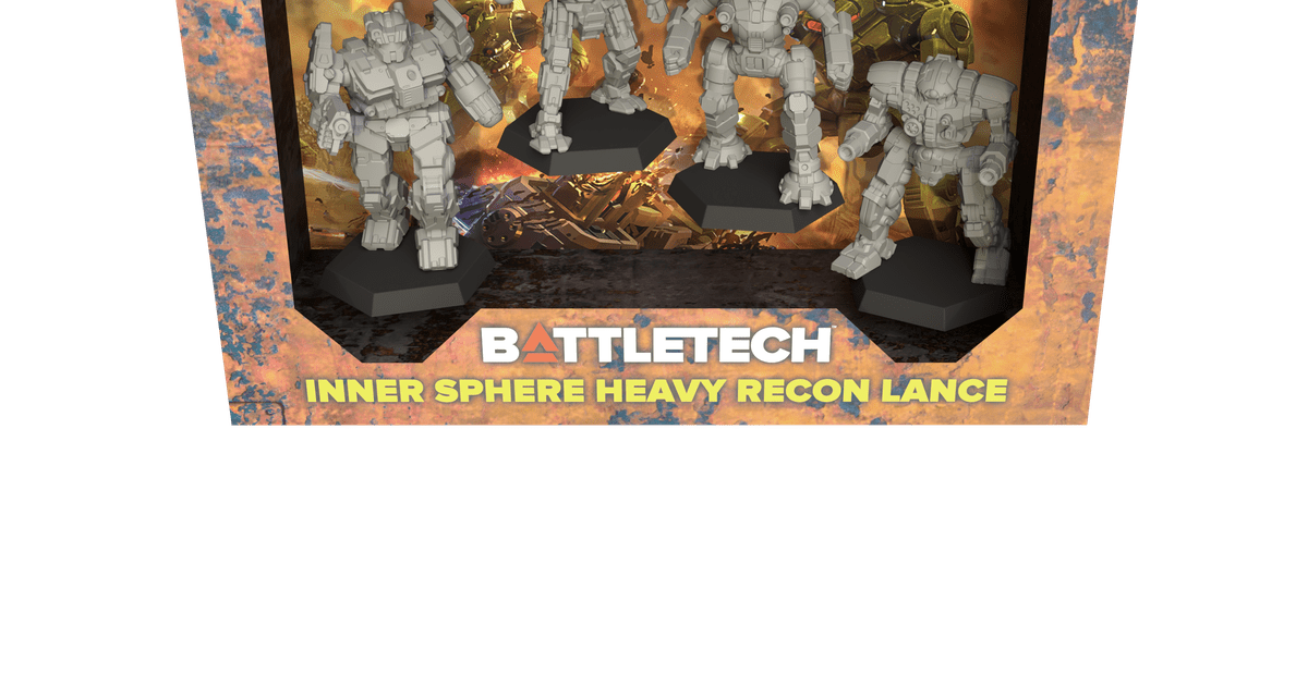 BattleTech: Inner Sphere Heavy Recon Lance | Board Game | BoardGameGeek