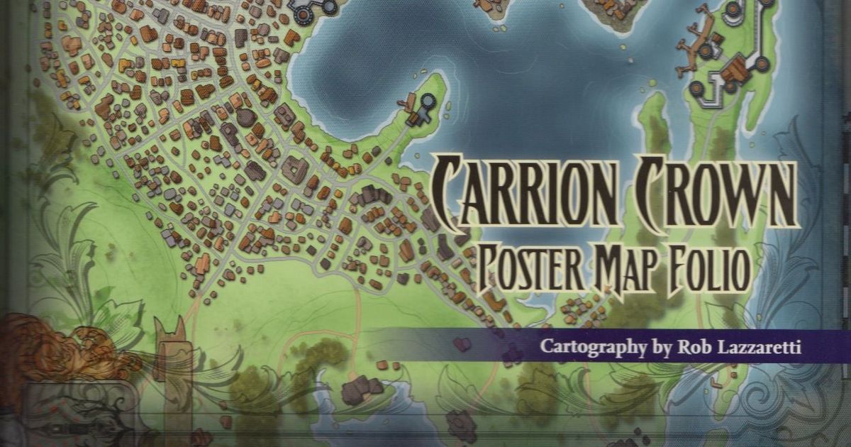 Carrion Crown Poster Map Folio | RPG Item | RPGGeek