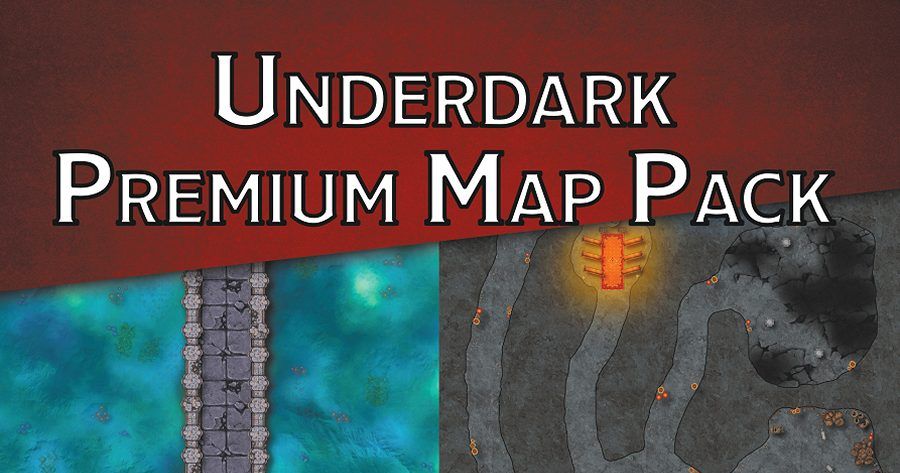 Underdark Premium Map Pack | RPG Item | RPGGeek