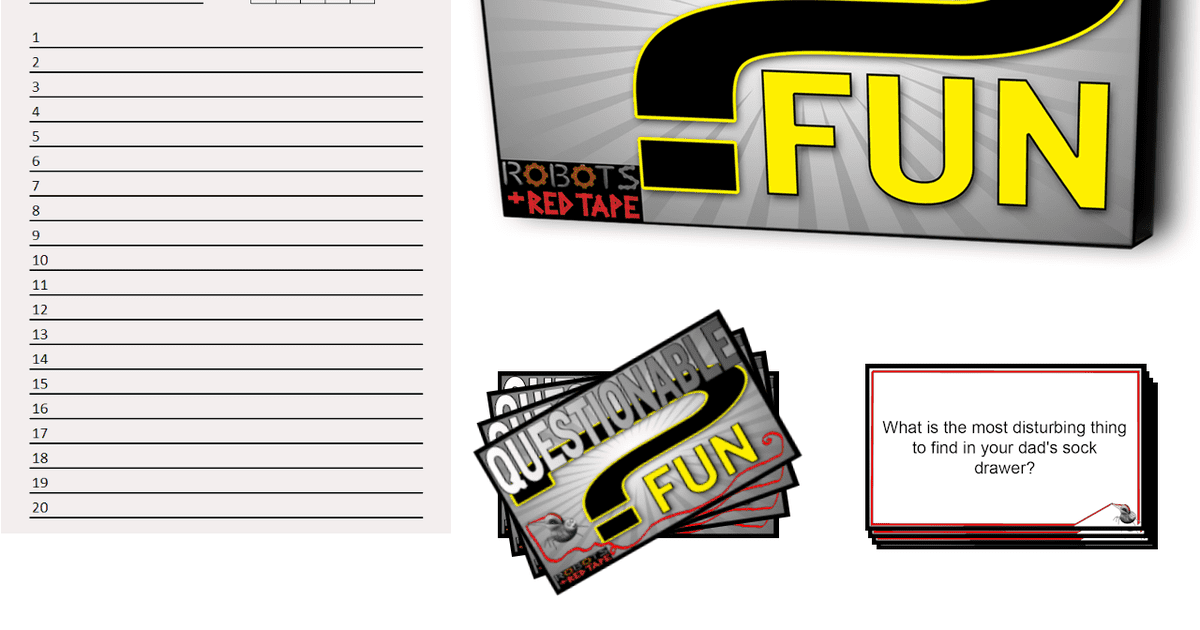 Questionable Fun: Hilarious Answers to Irrelevant Questions! | Board ...