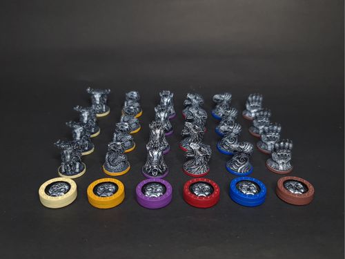 Painted Minis, Tokens | Blood Rage