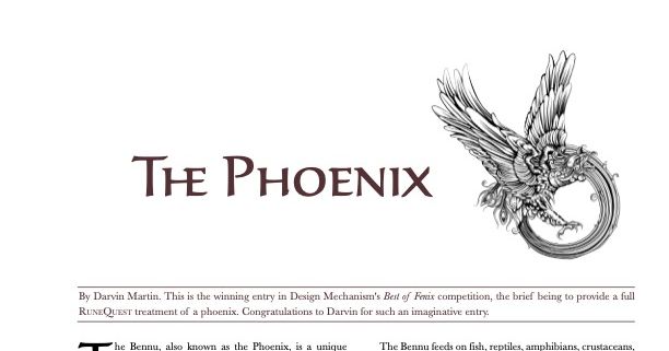 The Phoenix | RPG Item | RPGGeek