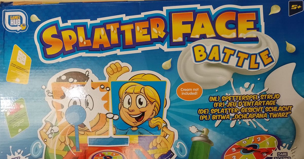 Splatter Face Battle | Board Game | BoardGameGeek