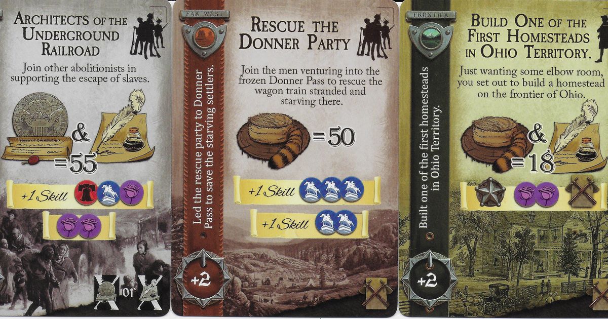 Legends of the American Frontier: 3 Card Special Adventure Set | Board ...