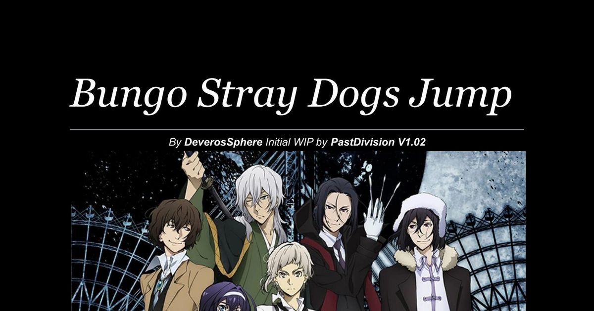 Bungo Stray Dogs Jump | RPG Item | RPGGeek