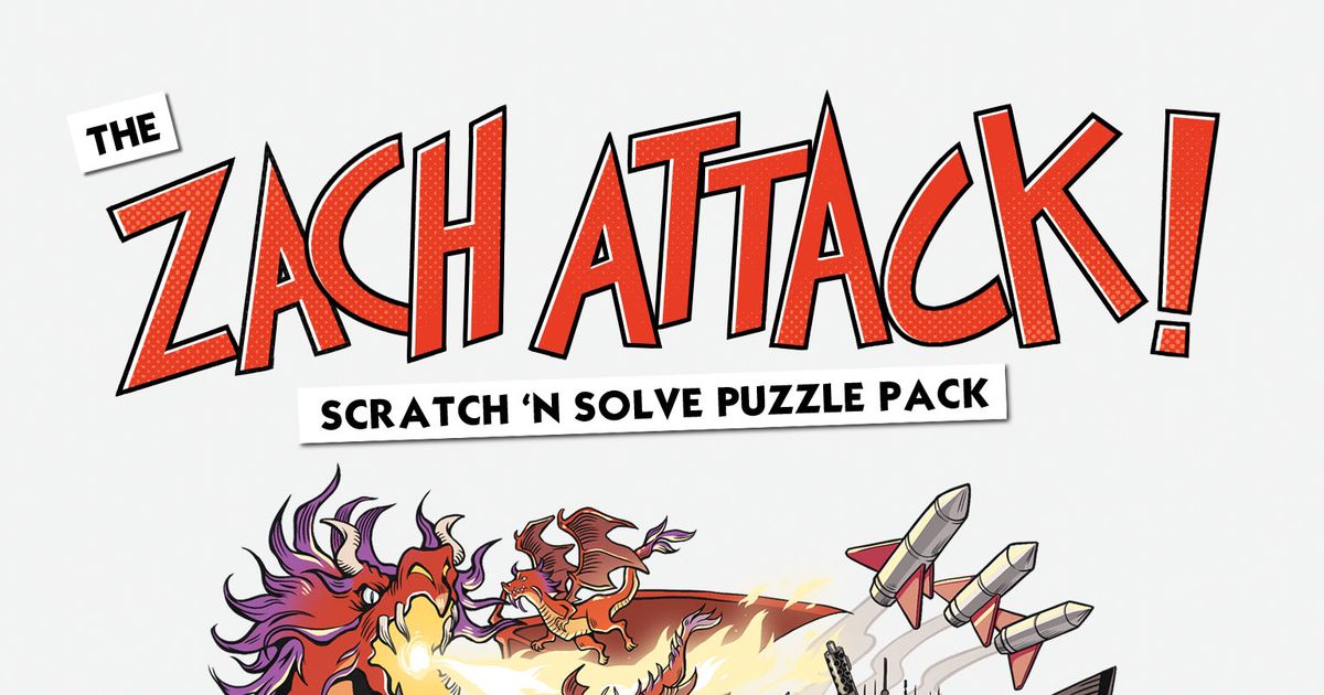 The Zach Attack! Scratch 'n Solve Puzzle Pack | Board Game | BoardGameGeek
