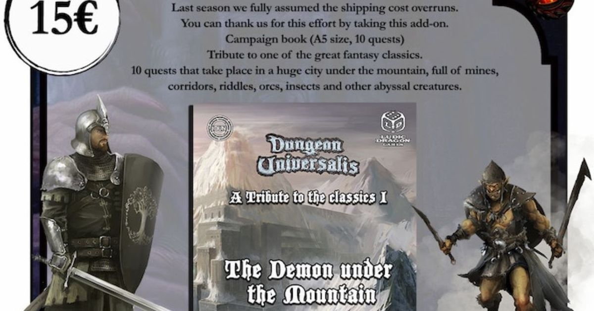 Dungeon Universalis: The Demon Under the Mountain – A Tribute to the ...
