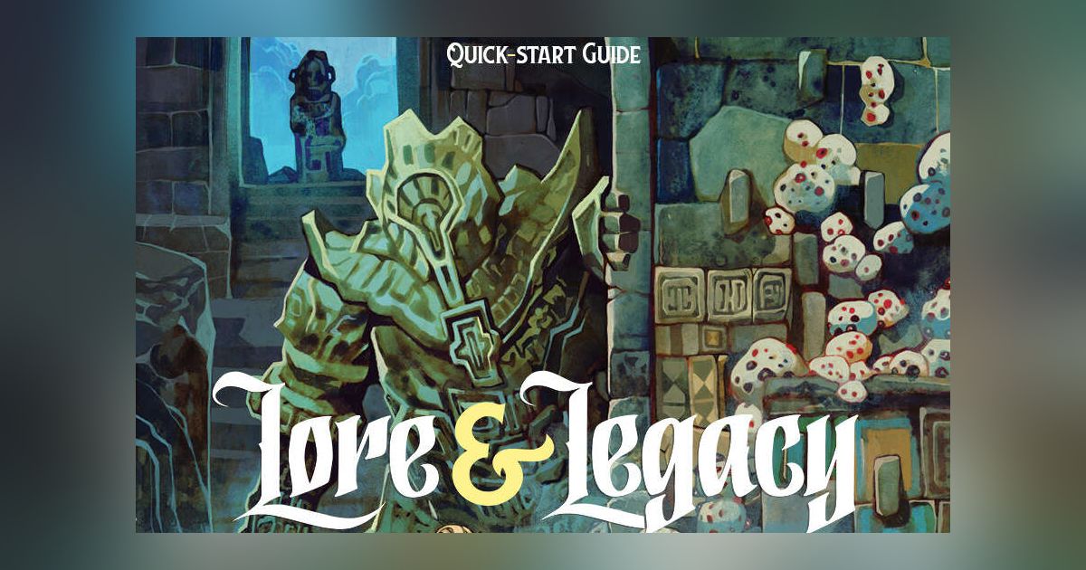 Lore & Legacy Quick-Start Guide | RPG Item | RPGGeek