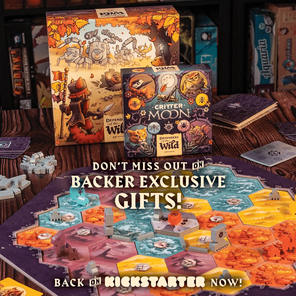 Kickstarter is live! Back Defenders of the Wild 2nd Edition and Critter ...