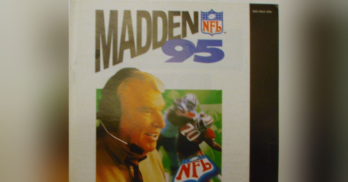Madden NFL 95 | Video Game | VideoGameGeek