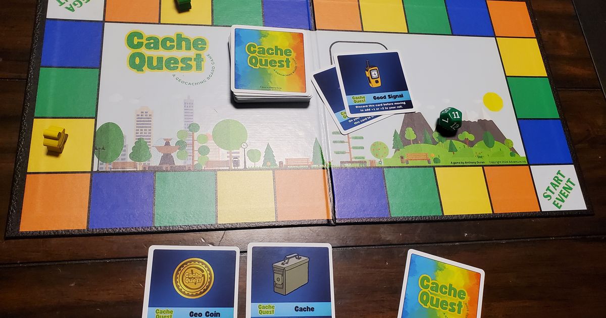 Cache Quest | Board Game | BoardGameGeek