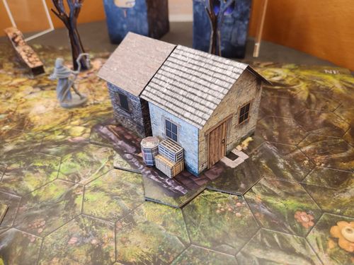 Oathsworn - Playing with 3D paper models | Oathsworn: Into the Deepwood