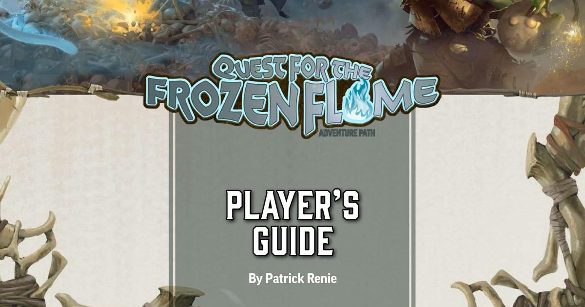 Quest for the Frozen Flame Player's Guide | RPG Item | RPGGeek