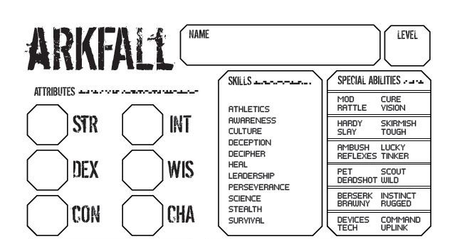 Arkfall | RPG Item | RPGGeek