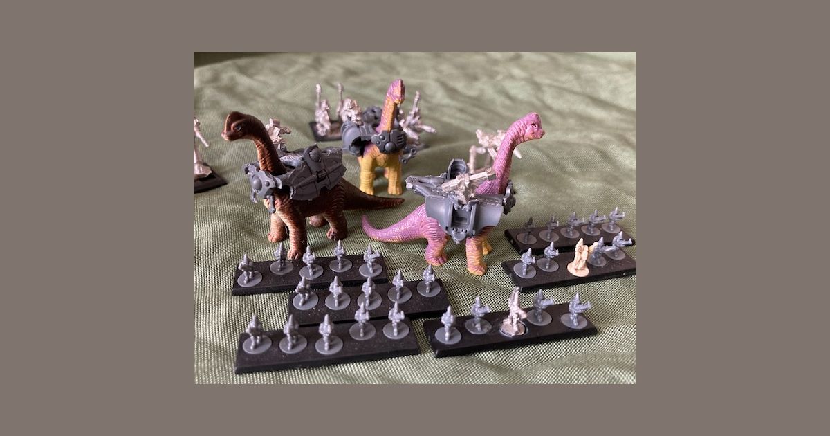 Epic 40,000 Eldar Exodites army composition complete | Miniature Games ...