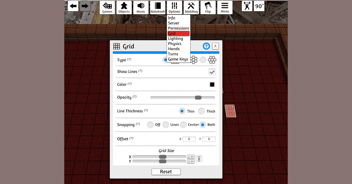 Tabletop Simulator - clean snap points | Prototypical