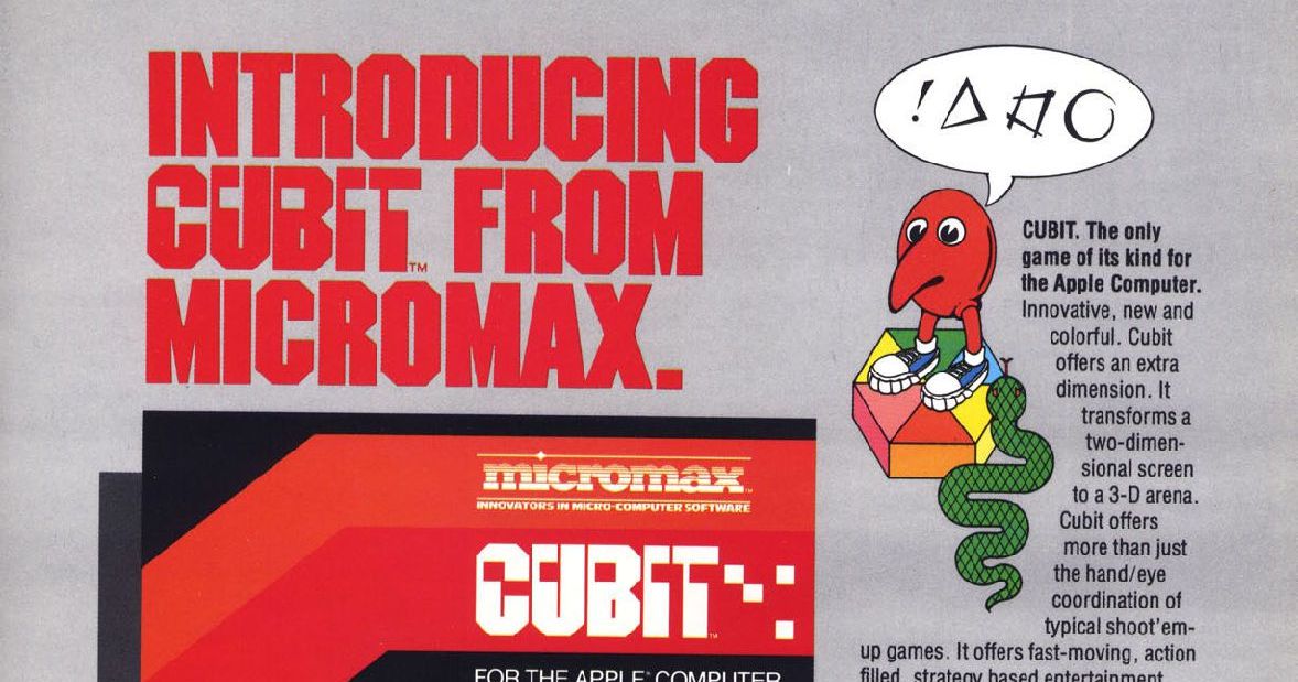 Cubit (1983) | Video Game | VideoGameGeek