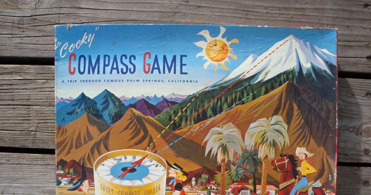 "Cocky" Compass Game | Board Game | BoardGameGeek