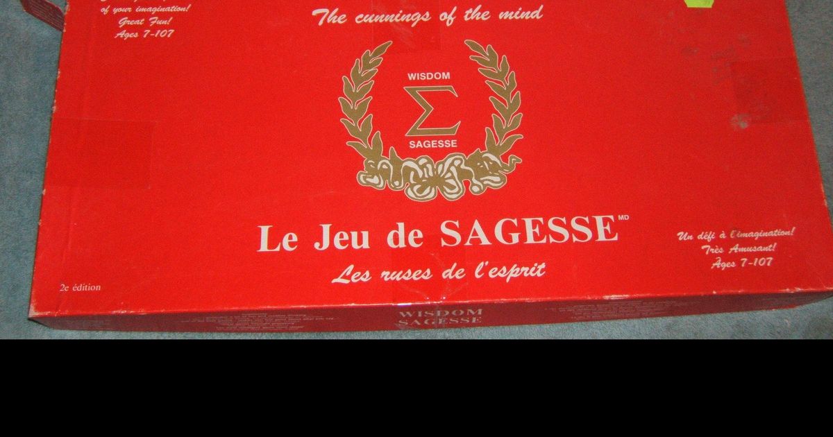 The Game of Wisdom | Board Game | BoardGameGeek