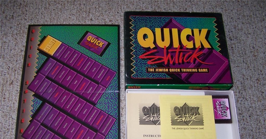 Quick Shtick: The Jewish Quick Thinking Game | Board Game | BoardGameGeek