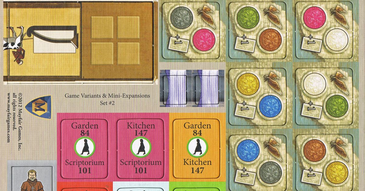 Mayfair Game Variants & Mini-Expansions Set #2 | Board Game | BoardGameGeek