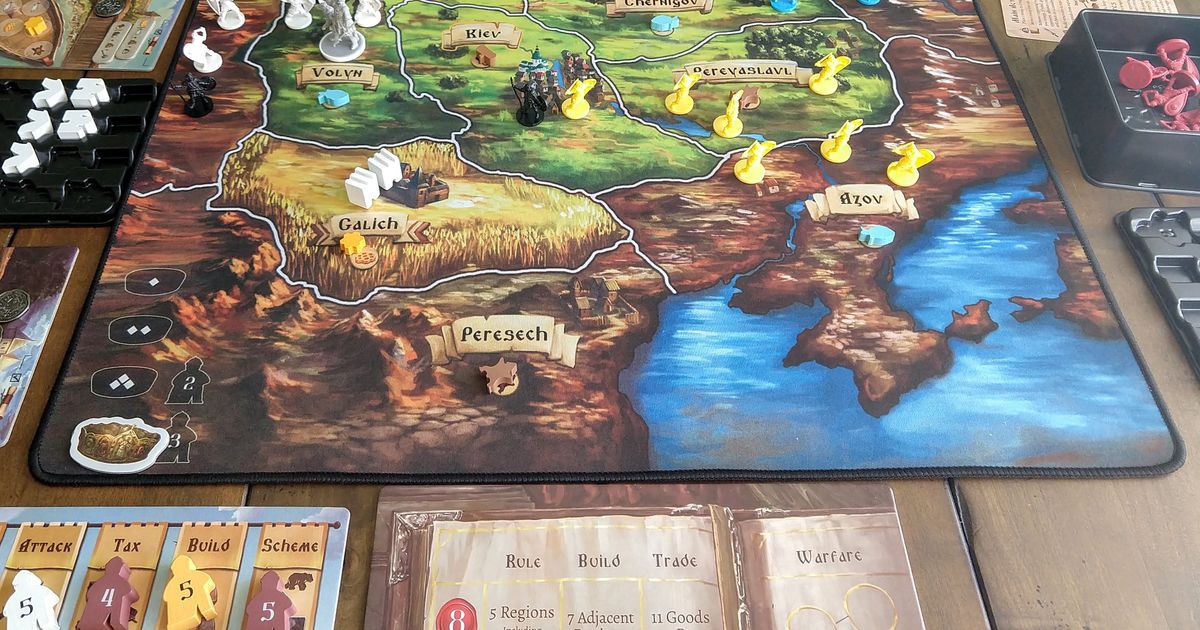 Rurik: Dawn of Kiev – Playmat | Board Game Accessory | BoardGameGeek