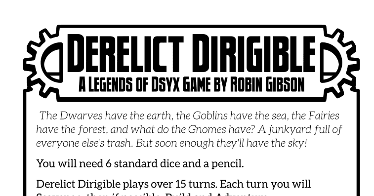 Derelict Dirigible | Board Game | BoardGameGeek