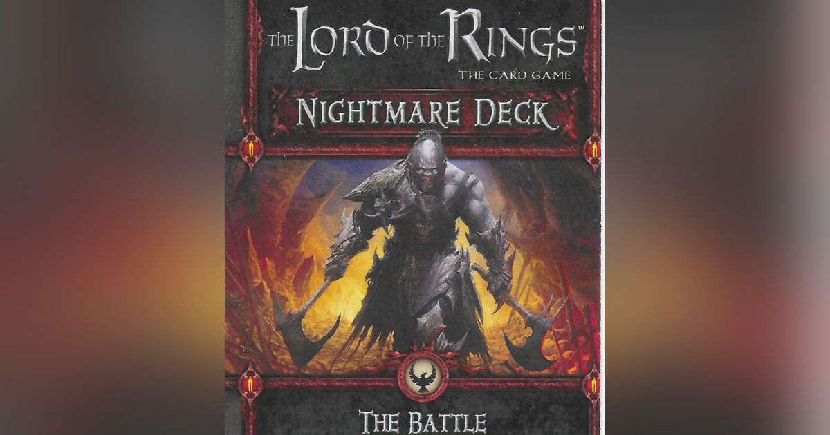 The Lord of the Rings: The Card Game – Nightmare Deck: The Battle of ...