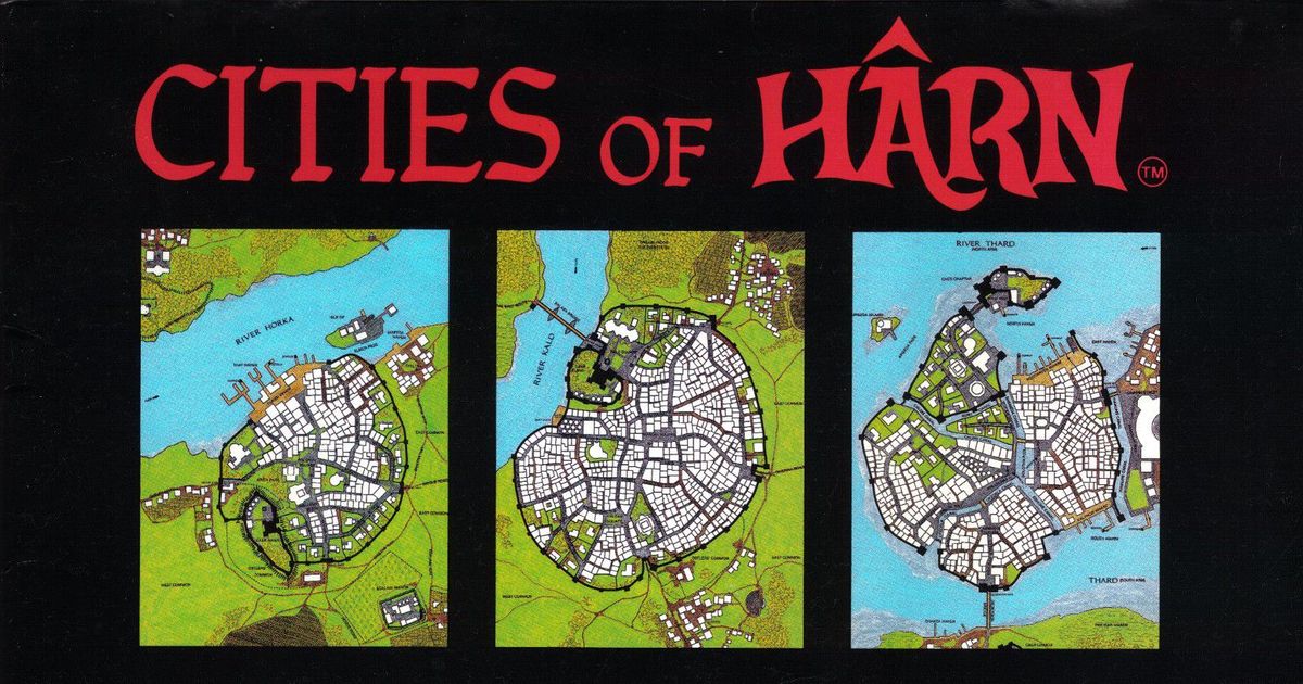 Cities of Hârn | RPG Item | RPGGeek