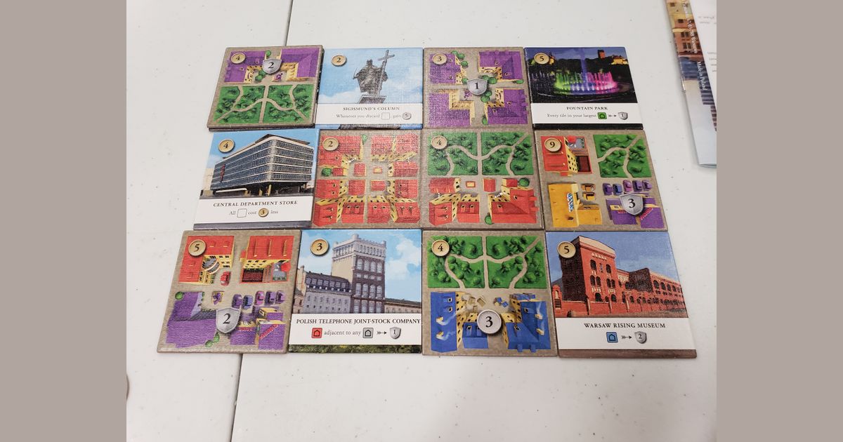 Board Game Librarian Reviews: Warsaw: City of Ruins | Shh! Quiet In the ...