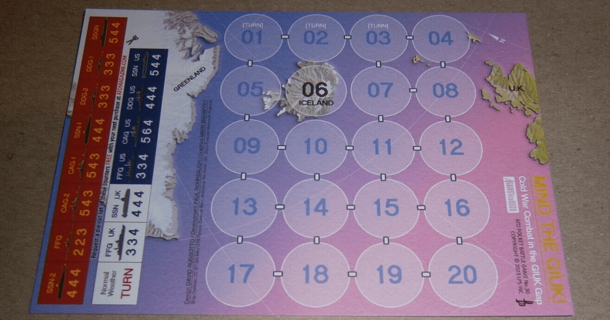 Mind the GIUK!: Cold War Combat in the GIUK Gap | Board Game ...