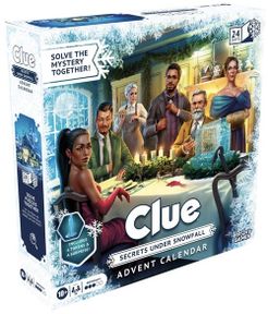 Clue: Advent Calendar – Secrets Under Snowfall | Board Game | BoardGameGeek