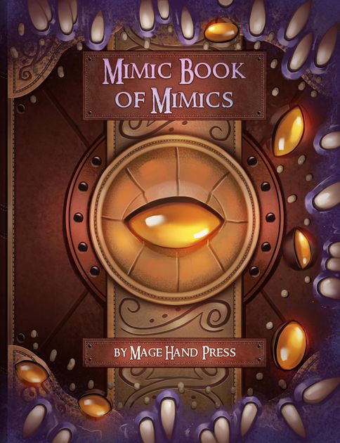 Mimic Book of Mimics | RPG Item | RPGGeek