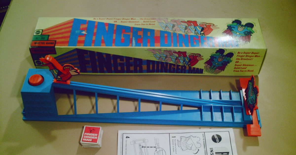 Finger Dinger Man | Board Game | BoardGameGeek