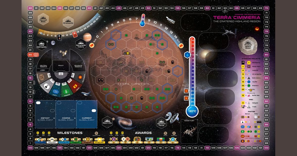 Really enjoyable map! | Terraforming Mars: Terra Cimmeria – Big Board ...