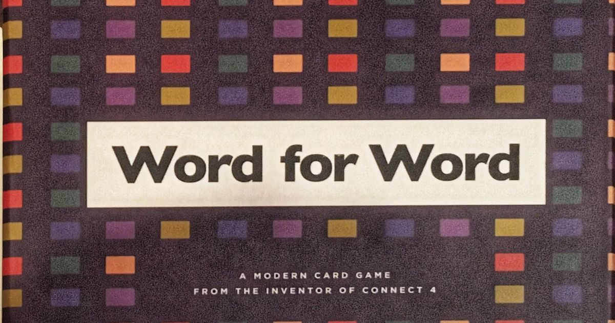 Word for Word | Board Game | BoardGameGeek