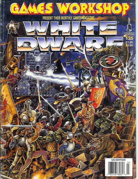 White Dwarf (Issue 135 - Mar 1991) | Issue | RPGGeek