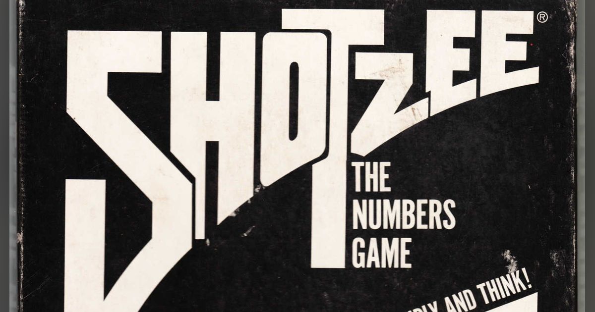 Shotzee: The Numbers Game | Board Game | BoardGameGeek