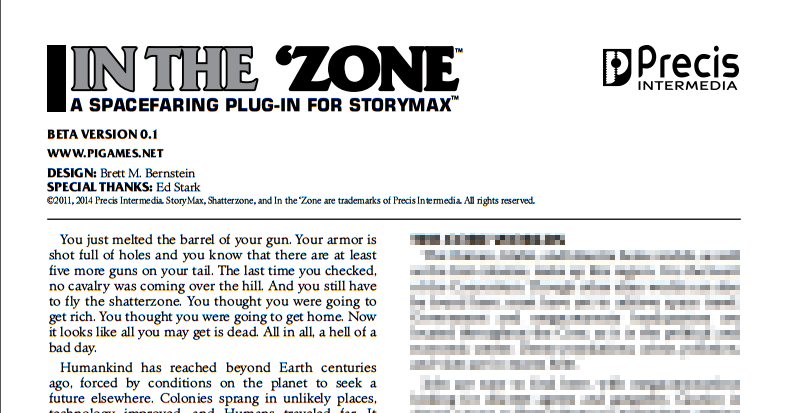 In the 'Zone: A Spacefaring Plug-in for StoryMax | RPG Item | RPGGeek